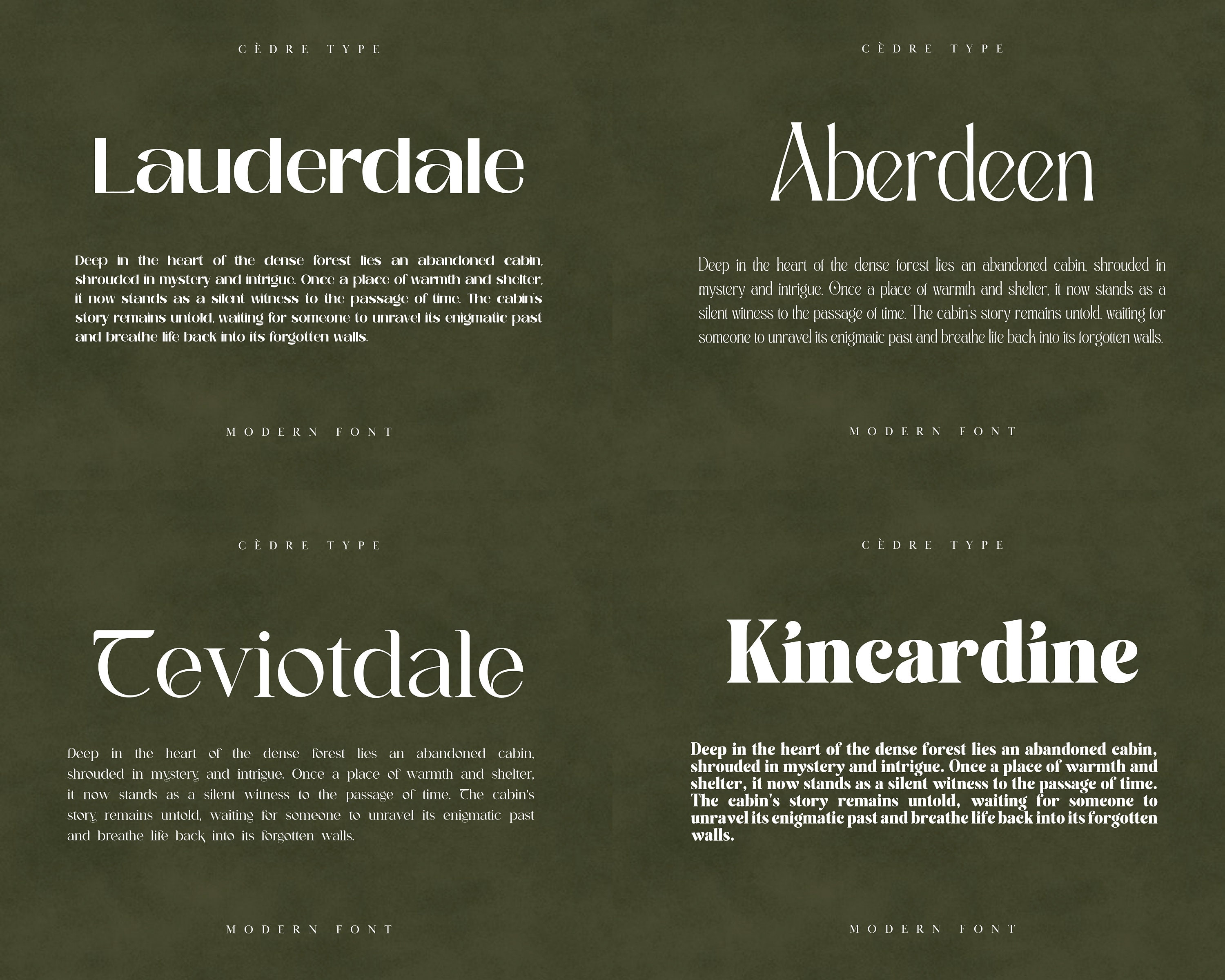 Modern Fonts Bundle 3, Elegant Modern Font OTF, High End Font, Classy ...