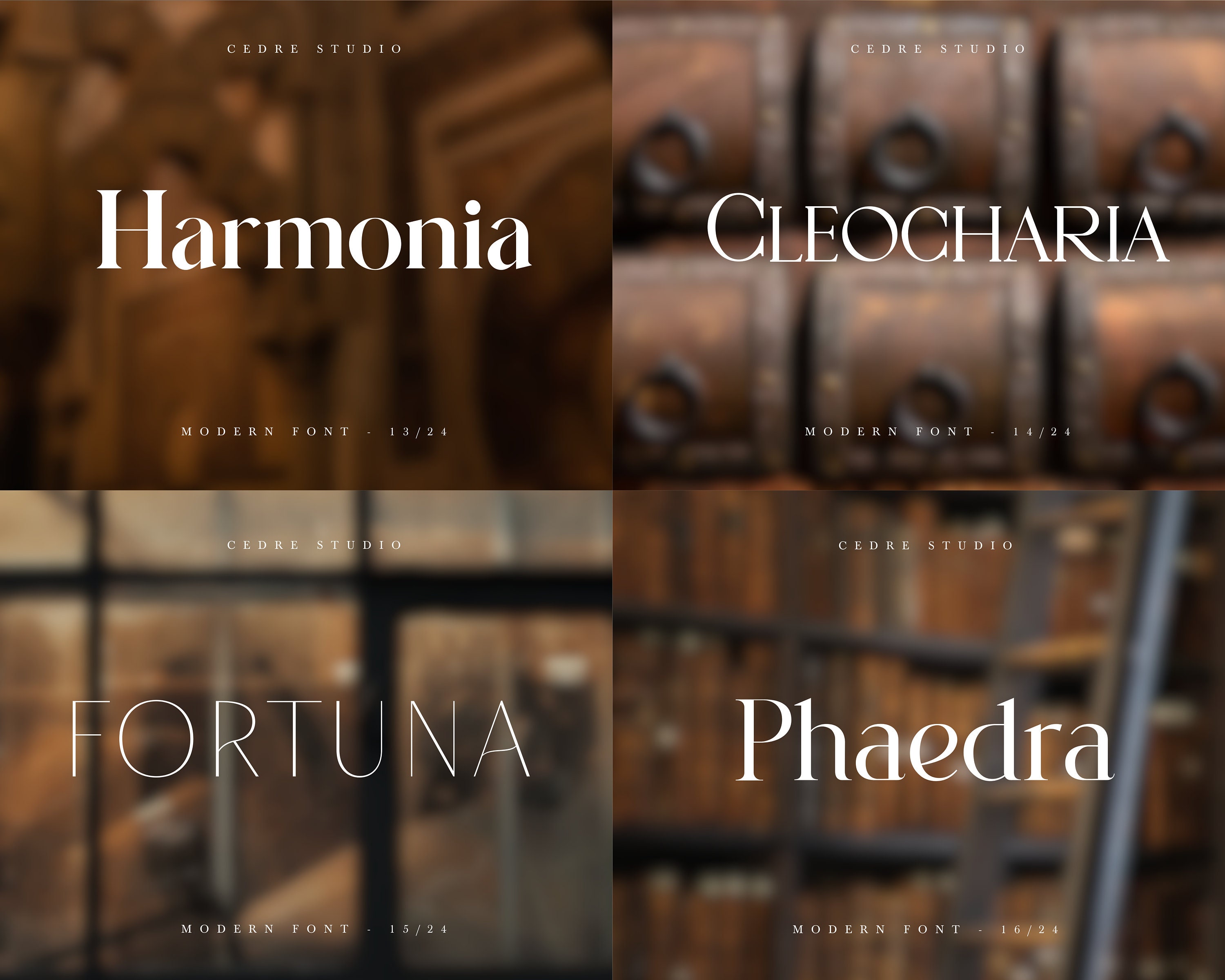 Modern Fonts Bundle 2 Elegant Modern Font OTF Birthday - Etsy