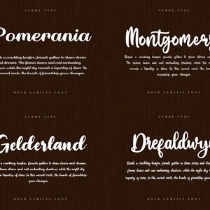 Bold Cursive Fonts Bundle 1, Bold Cursive Font OTF, Signature Font ...