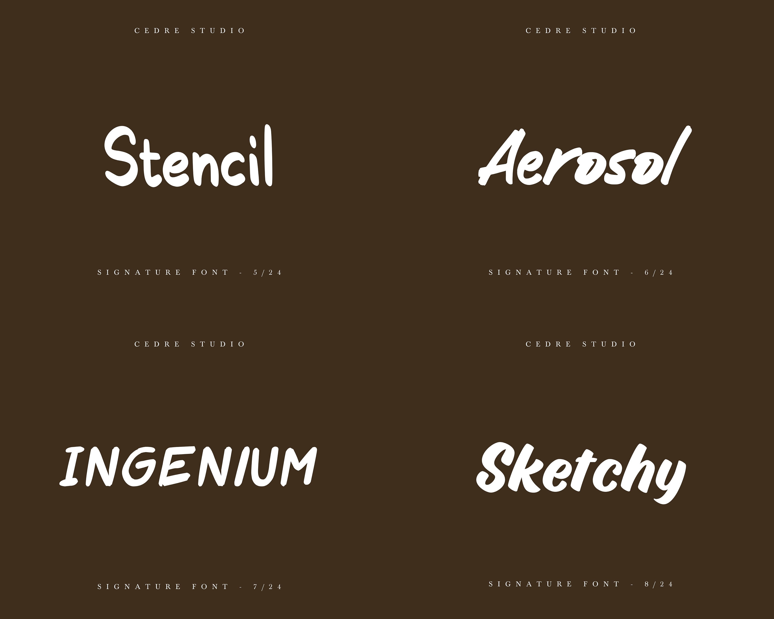 Marker Font Bundle 1, Bold Marker Fonts OTF, Sharpie Pen Font, Black ...