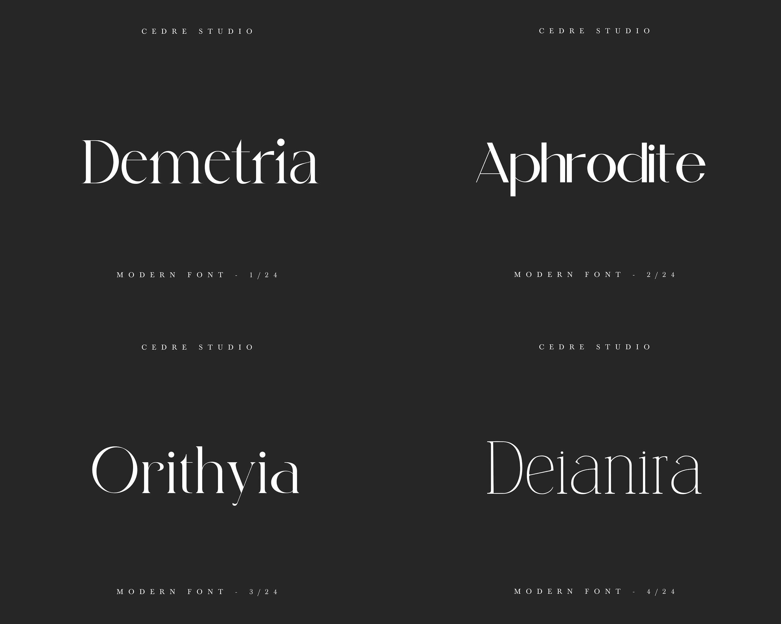 Modern Fonts Bundle 1, Elegant Modern Font OTF, Procreate Fonts, Canva Fonts, Circuit Fonts ...