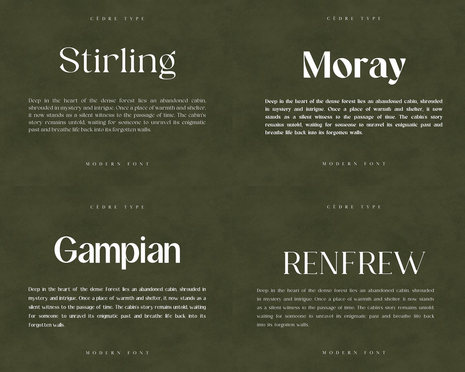 Modern Fonts Bundle 3, Elegant Modern Font OTF, High End Font, Classy ...