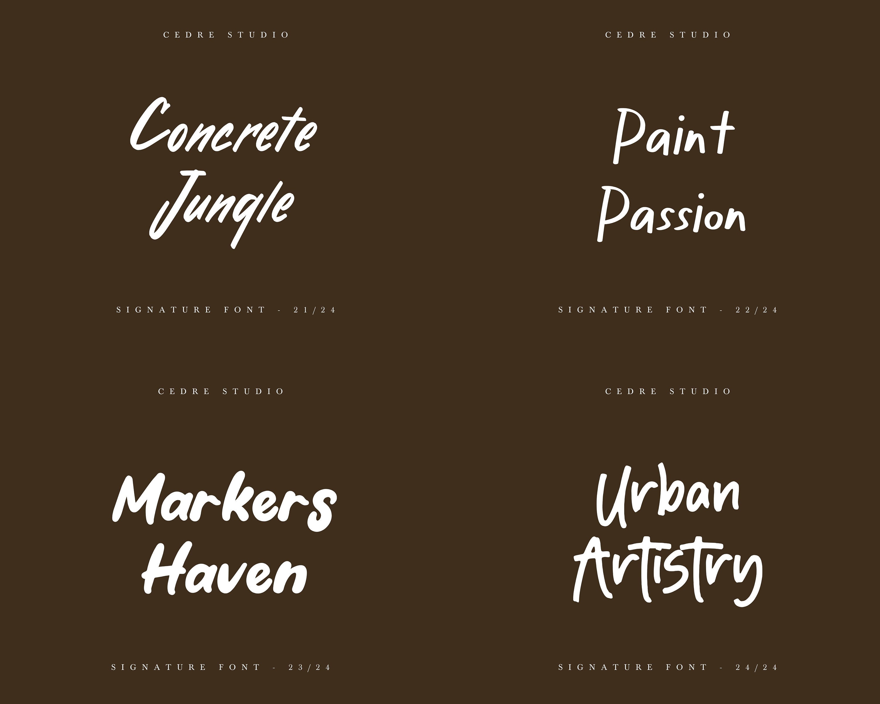 Marker Font Bundle 1, Bold Marker Fonts OTF, Sharpie Pen Font, Black ...