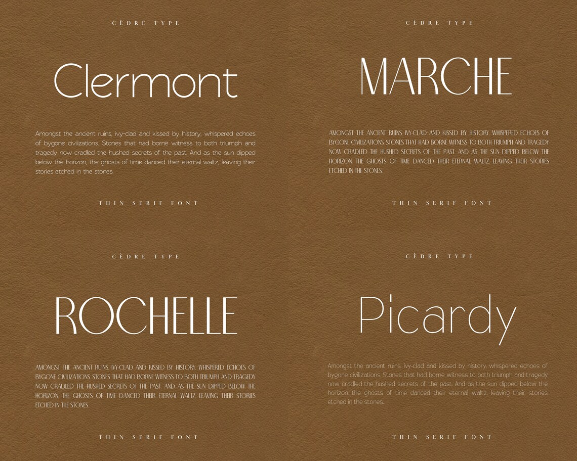 Modern Thin Sans Serif Fonts Bundle, Delicate Thin Sans Serif Font OTF, Crafting Fonts, Wedding ...