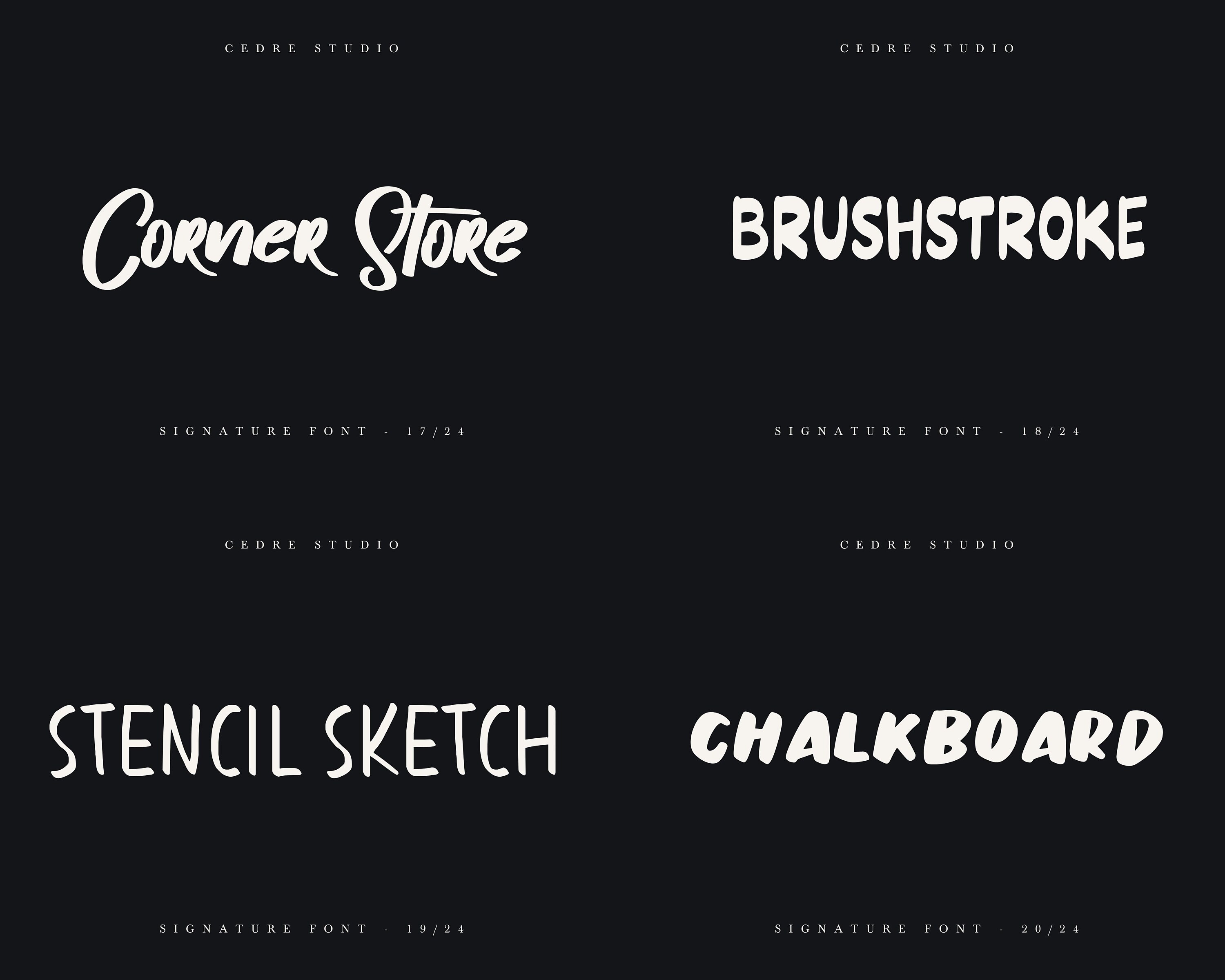 Marker Font Bundle 3, Thick Marker Fonts OTF, Black Sharpie Font ...