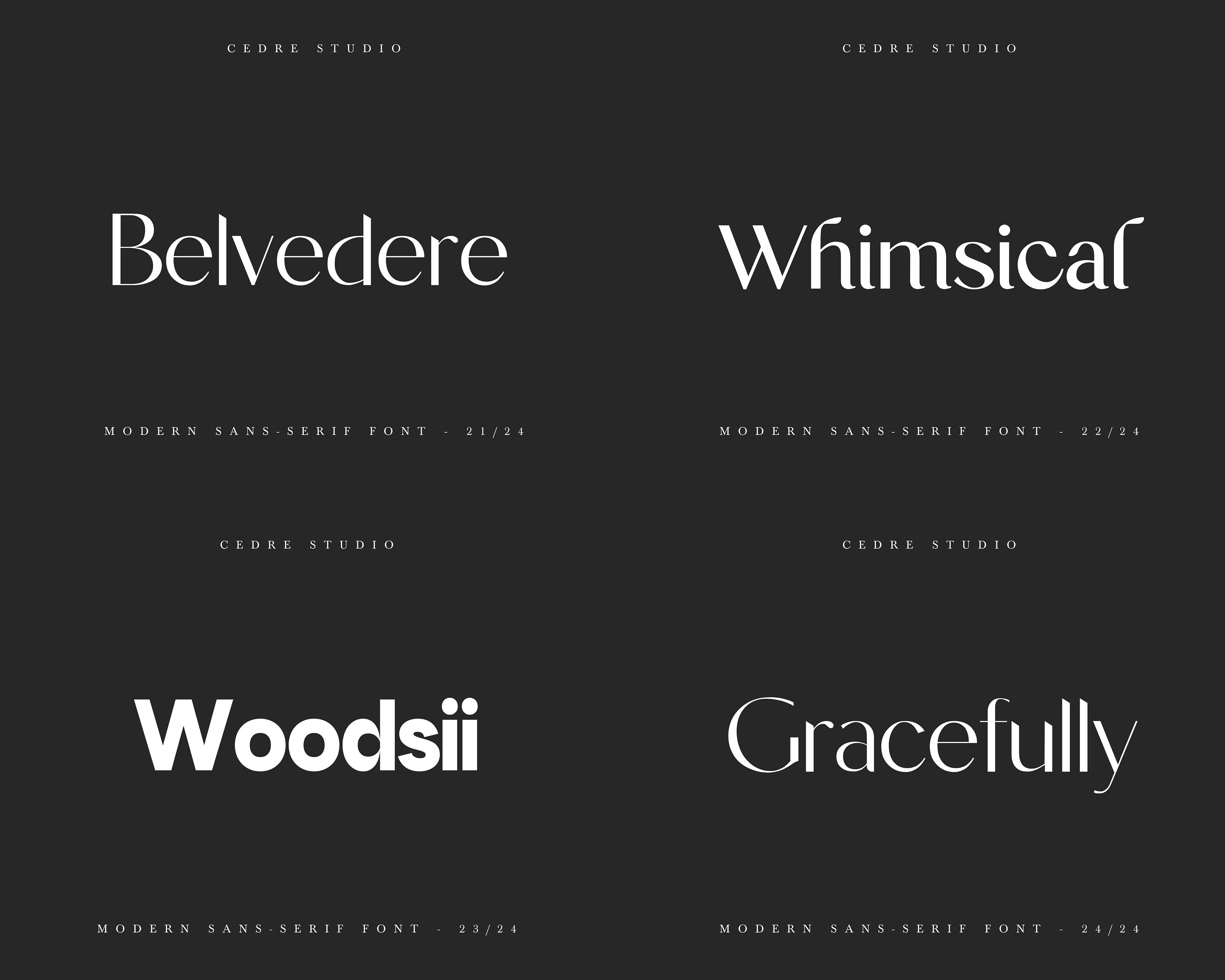 Modern Sans Serif Fonts Bundle 1 Elegant Sans Serif Font OTF - Etsy
