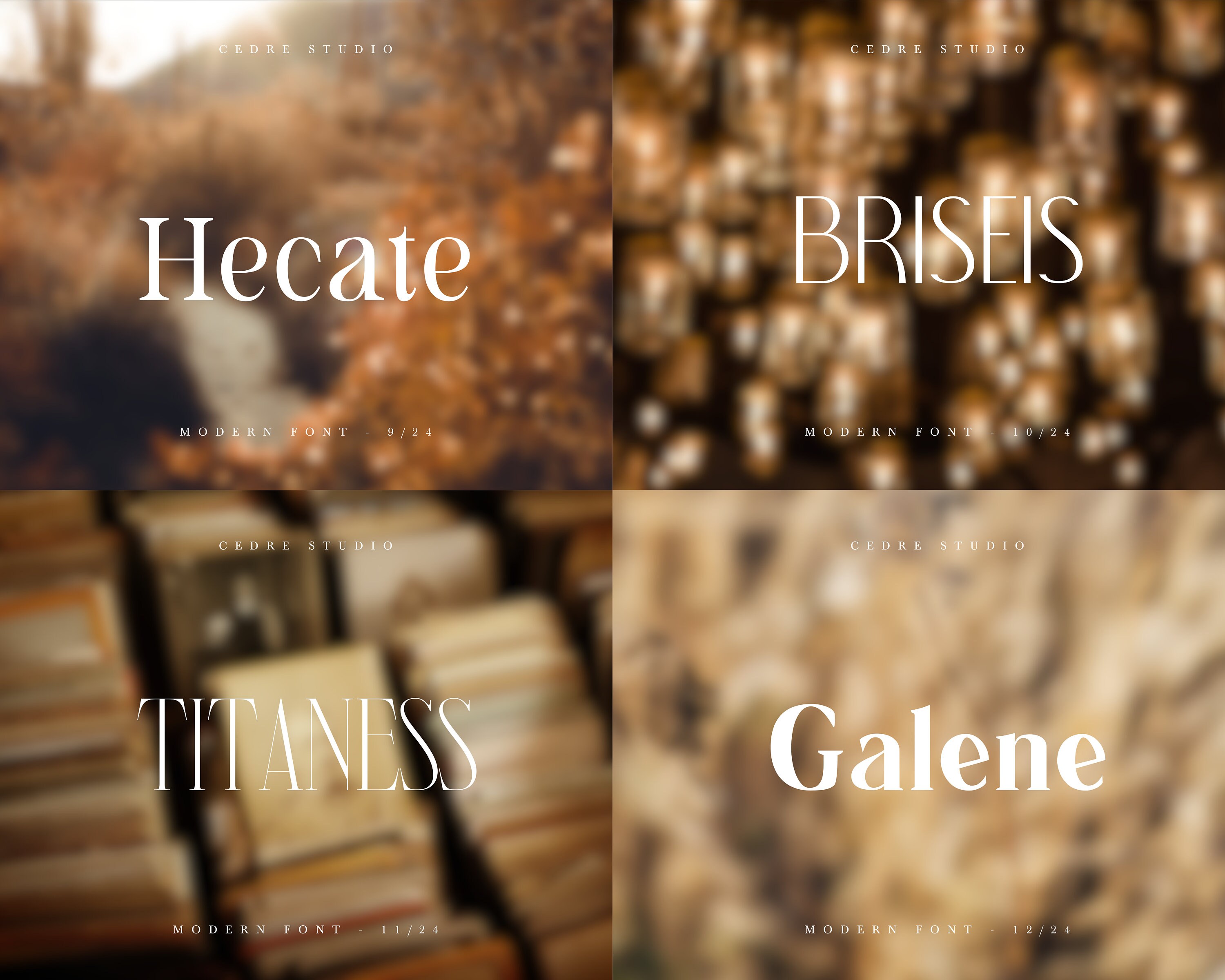 Modern Fonts Bundle 2 Elegant Modern Font OTF Birthday - Etsy