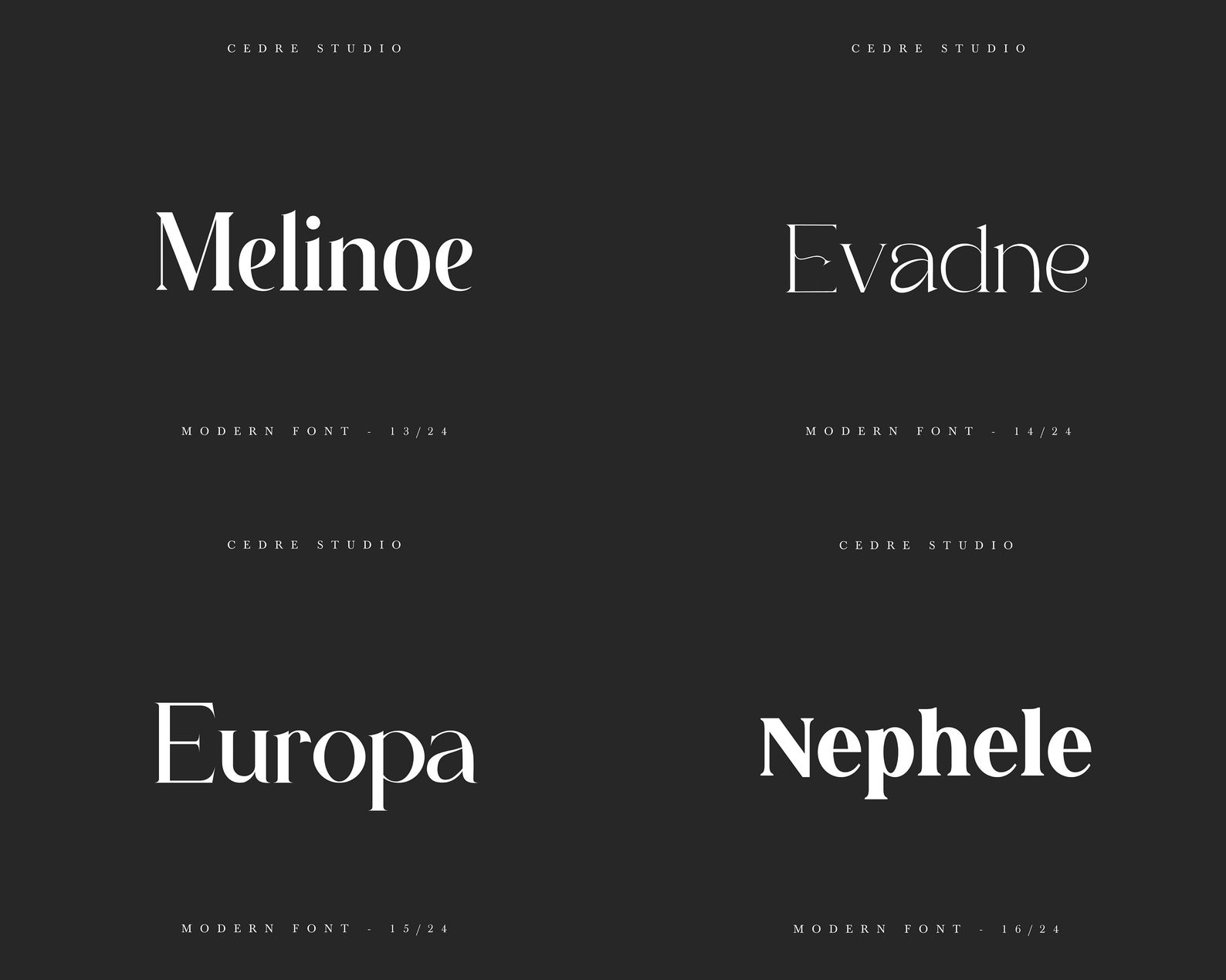 Modern Fonts Bundle 1, Elegant Modern Font OTF, Procreate Fonts, Canva ...