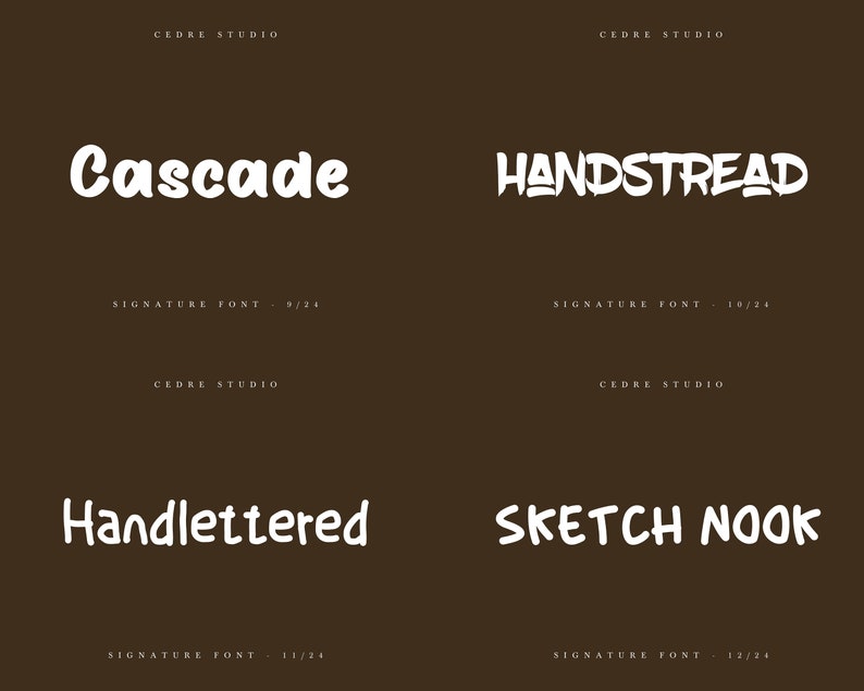 Marker Font Bundle 1, Bold Marker Fonts OTF, Sharpie Pen Font, Black ...