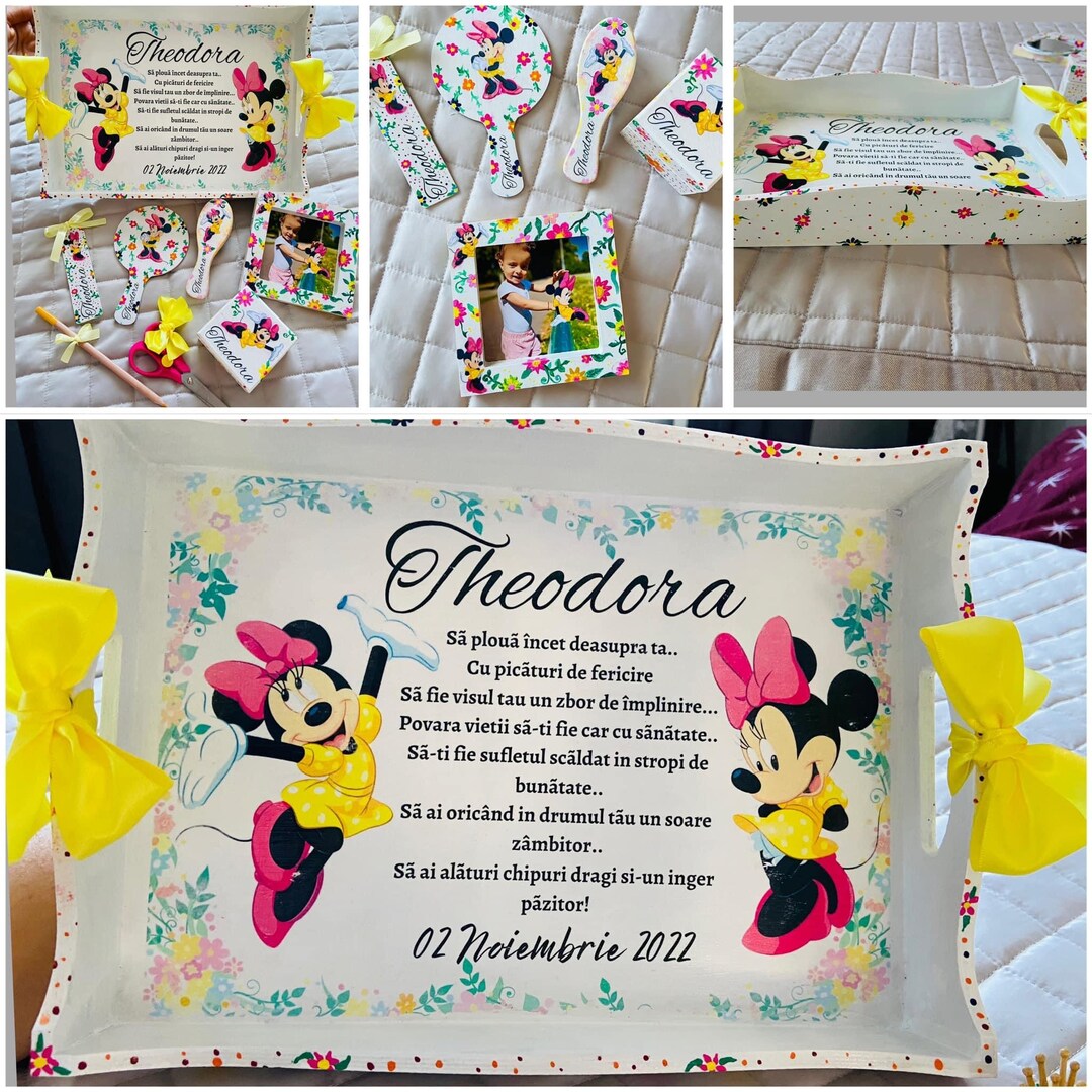 Set Personalizat Pentru Taierea Motului, Set De Mot, Prima Aniversare ...