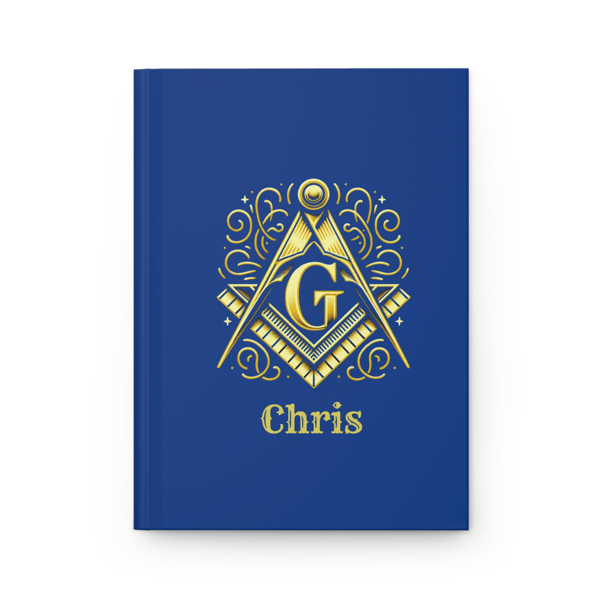 Custom Masonic Hardback Journal | Personalized Matte Hardcover Notebook ...