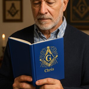 Custom Masonic Hardback Journal | Personalized Matte Hardcover Notebook ...