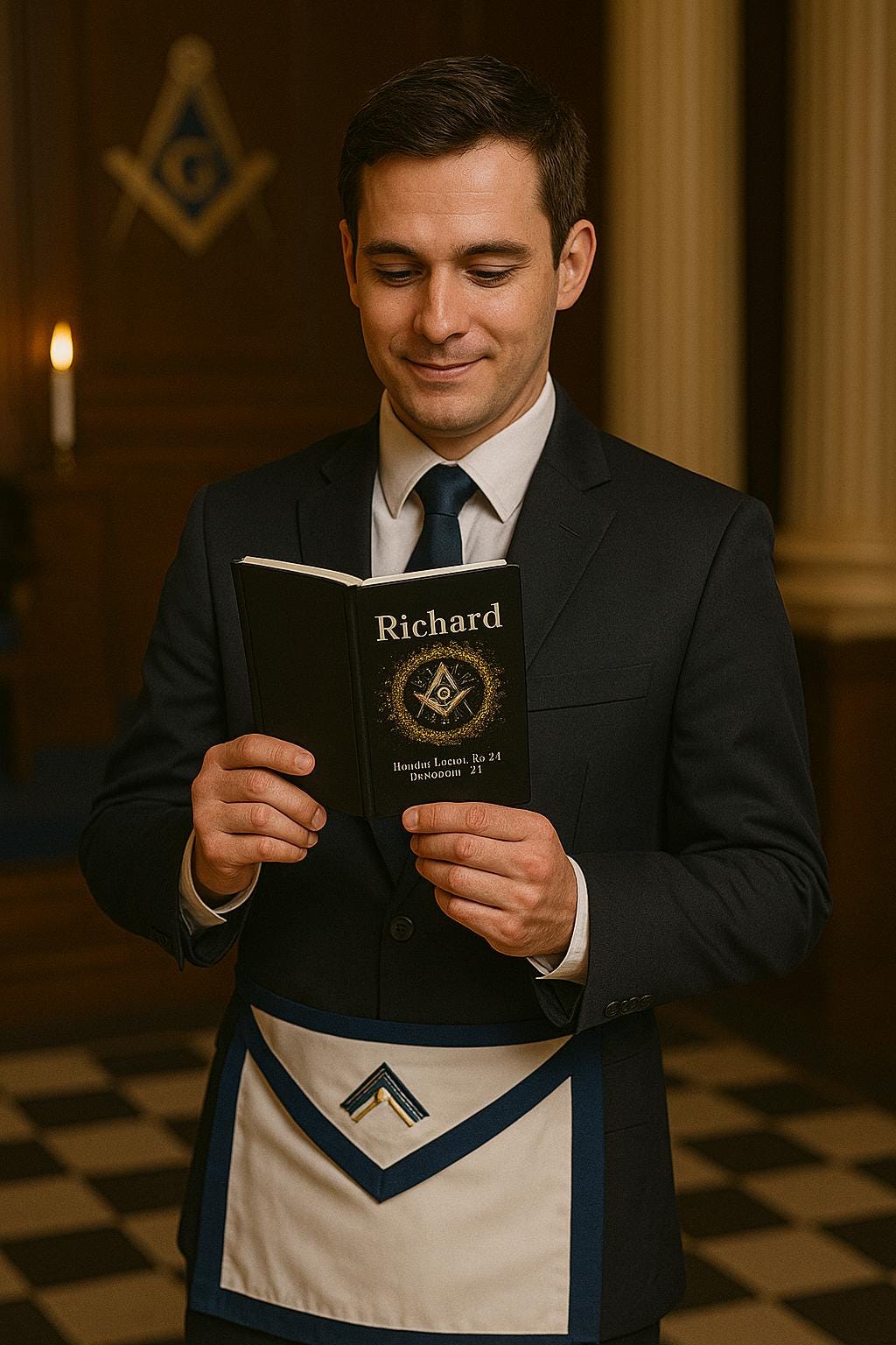 Custom Freemason's Journal - Personalized Masonic Notebook Unique Lodge ...