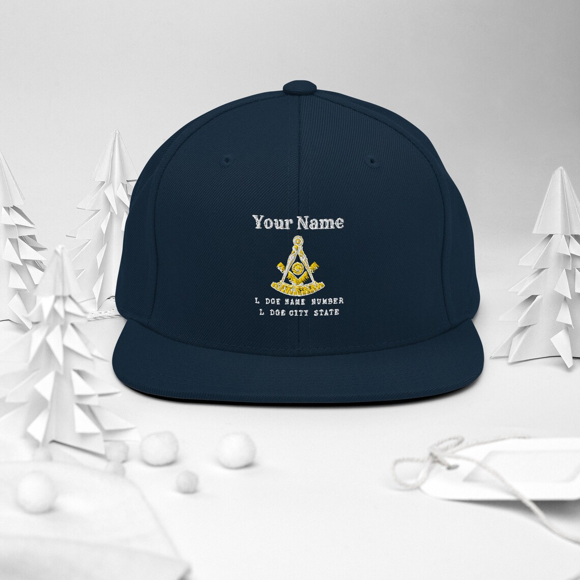 Custom Masonic Baseball Cap - Personalized Lodge Embroidery | Multiple ...
