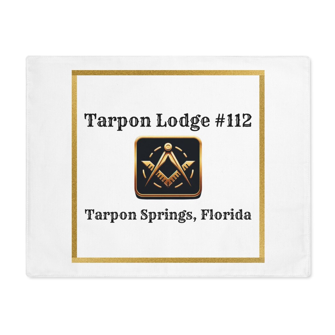 Custom Masonic Lodge Placemat Freemason Dining Table Decor Durable ...