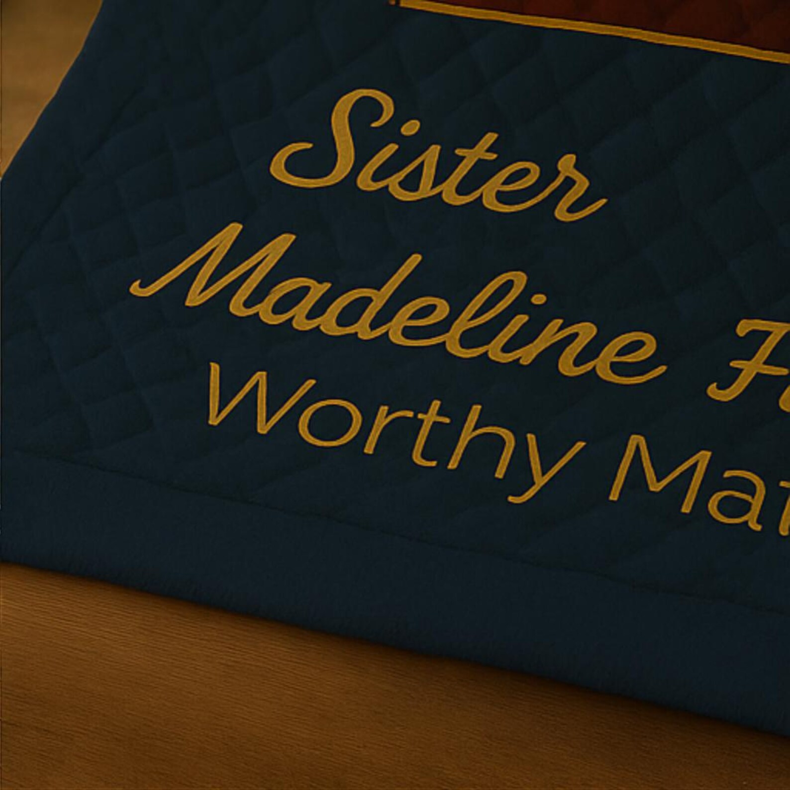 Personalized Order of the Eastern Star Velveteen Quilt Inspired Blanket ...