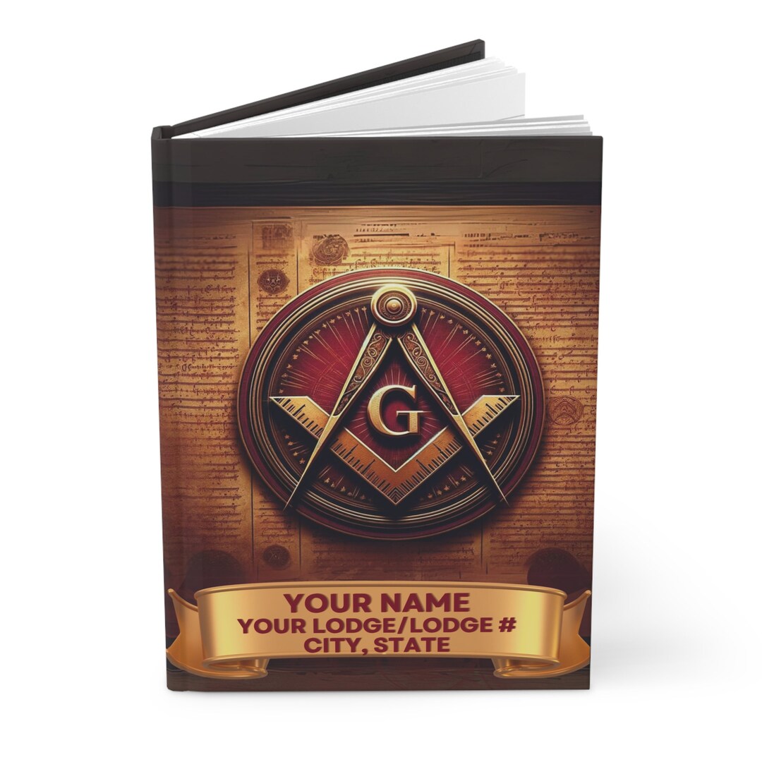 Custom Masonic Journal - Personalized Freemason Logbook - Etsy