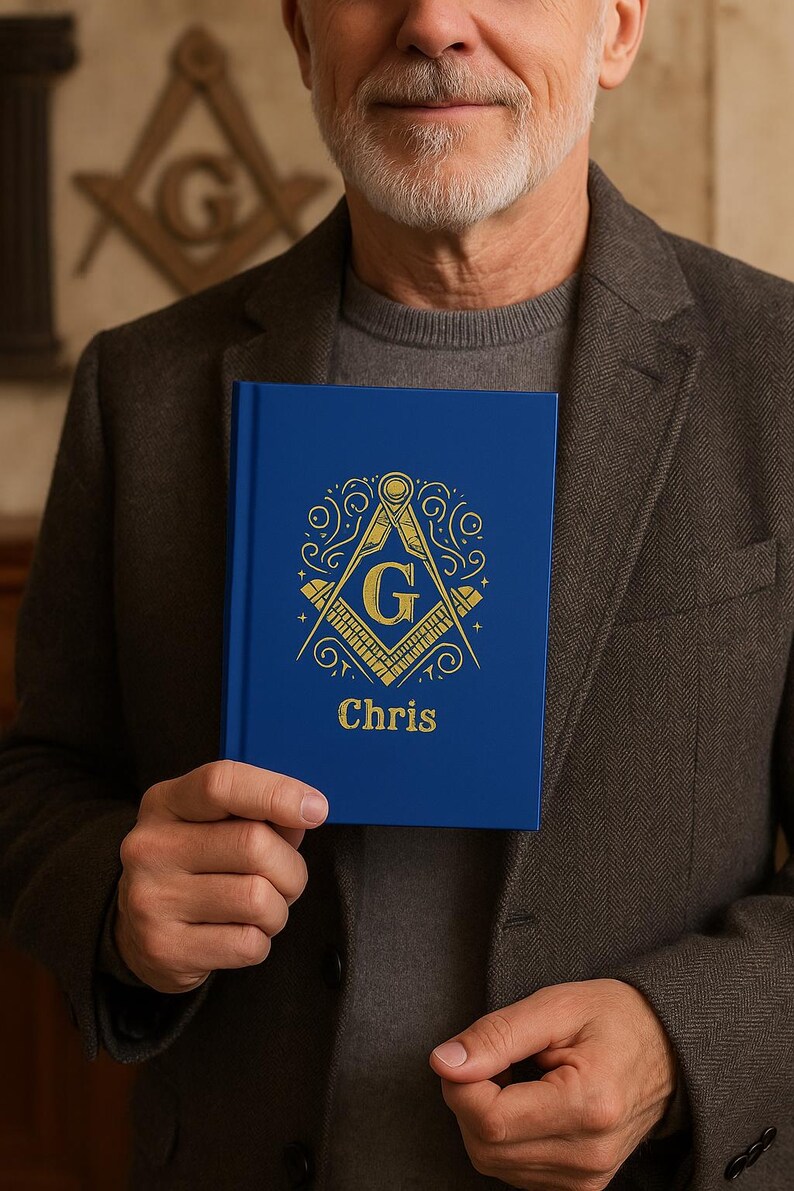 Custom Masonic Hardback Journal | Personalized Matte Hardcover Notebook ...