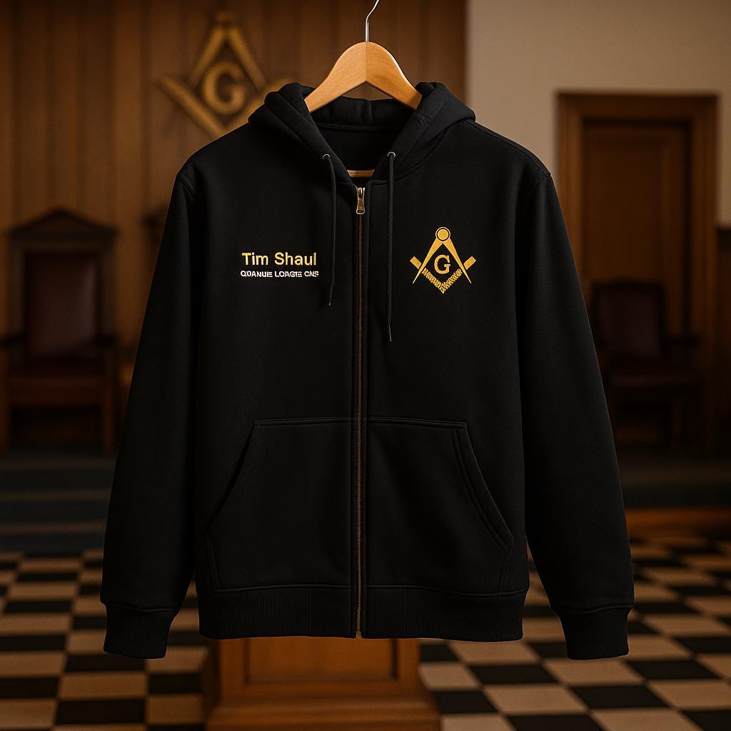 Custom Masonic Duck Work Jacket Personalized Lodge Gift for Freemasons ...