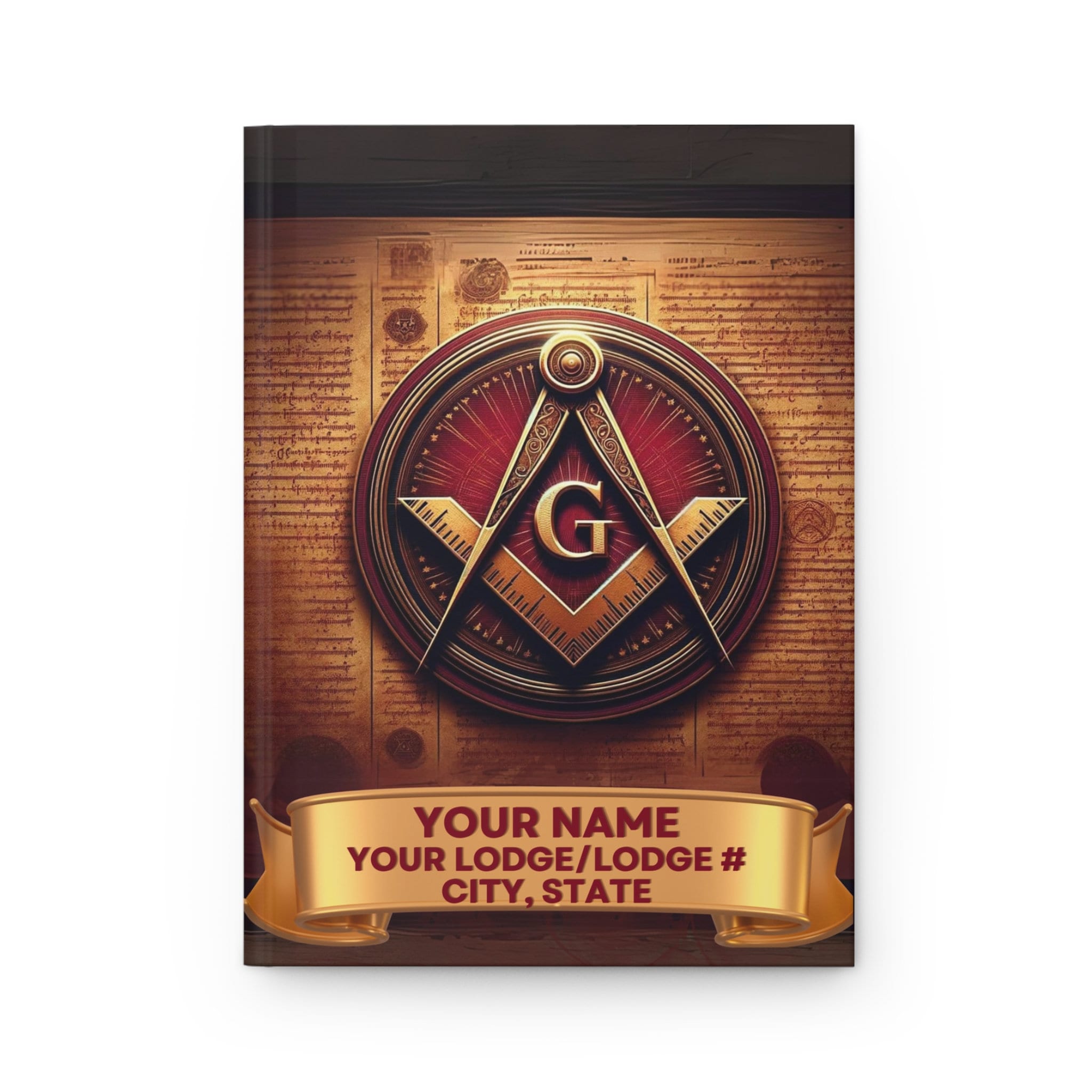 Custom Masonic Journal - Personalized Freemason Logbook - Etsy