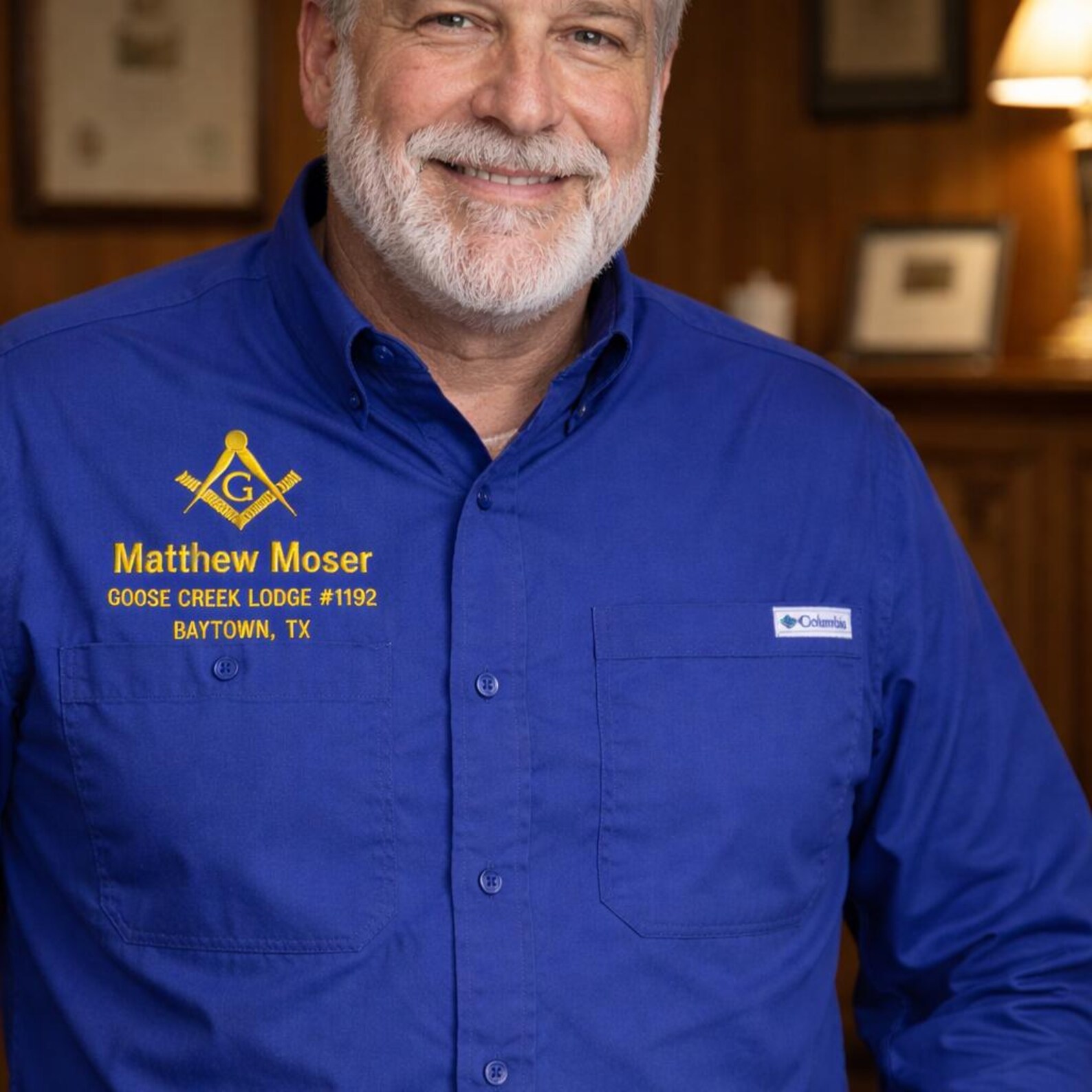 Personalized Masonic Columbia Shirt Custom Lodge Freemason Embroidered ...