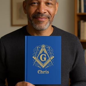 Custom Masonic Hardback Journal | Personalized Matte Hardcover Notebook ...