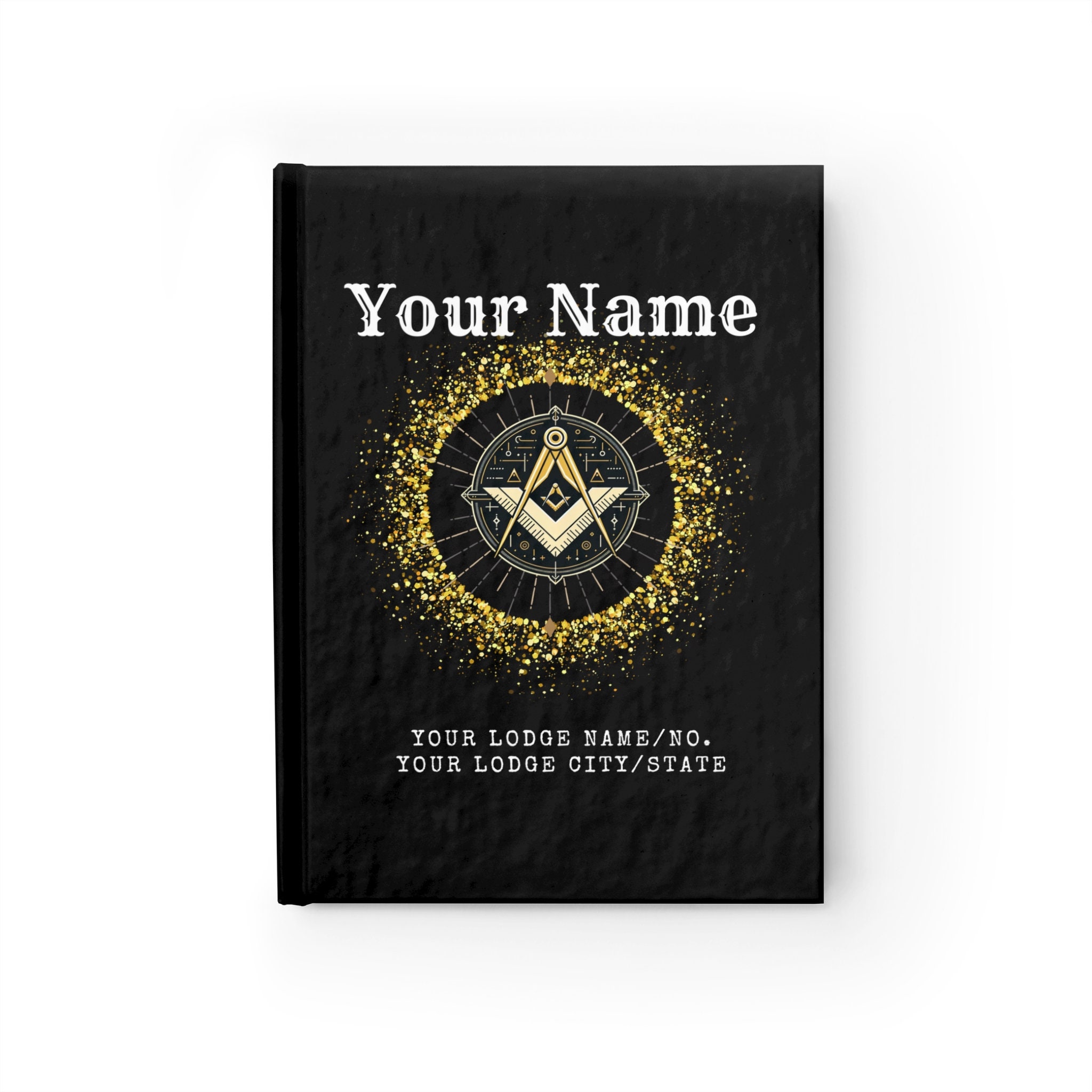Custom Freemason's Journal Personalized Masonic Notebook With Free US ...