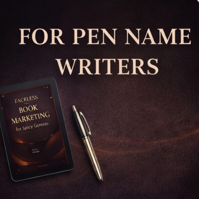 Faceless Book Marketing for Spicy Genres - Low-visibility Strategies ...