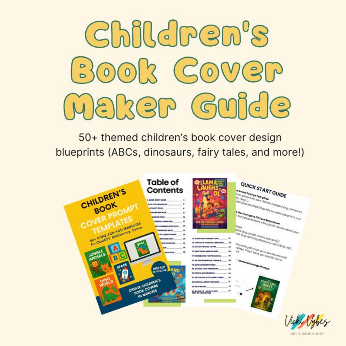 DIY Kids Book Creator With AI | Story & Cover Builder Toolkit (3 ...