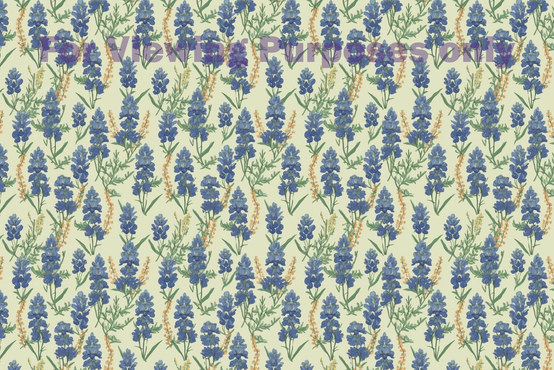 Blue Bonnet Pattern - Etsy