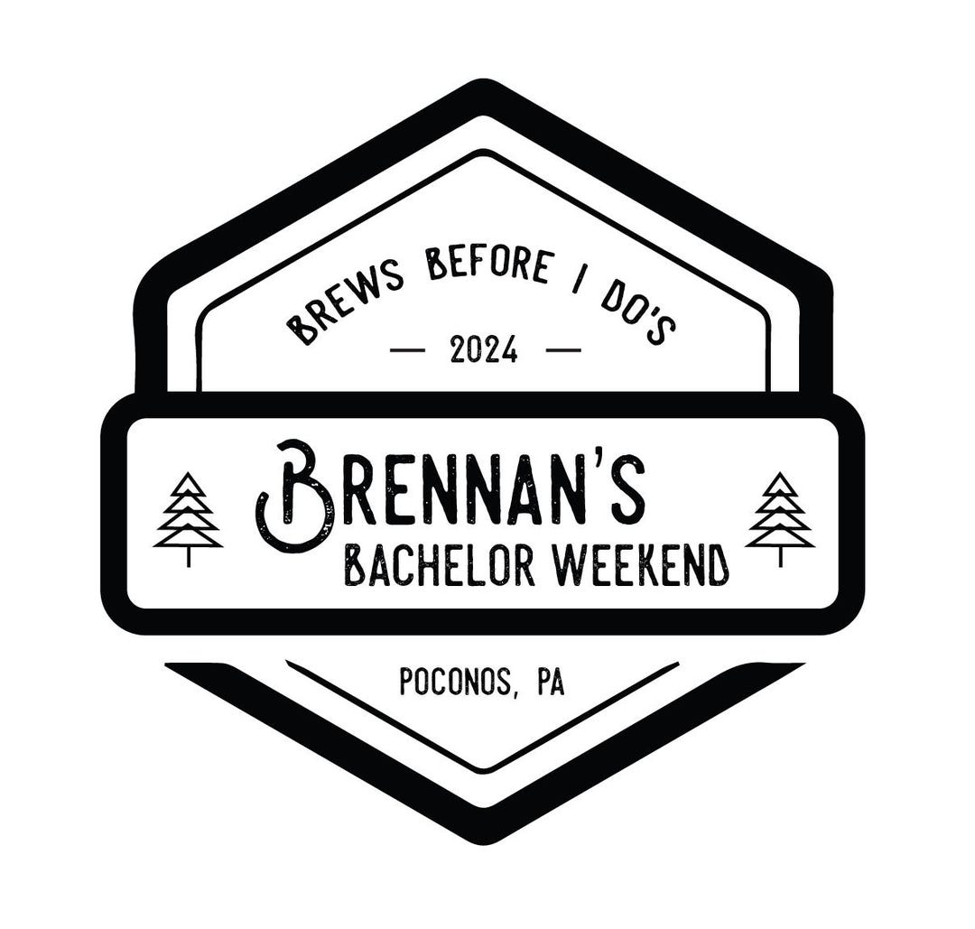 Bachelor Party Emblem Logo - Etsy