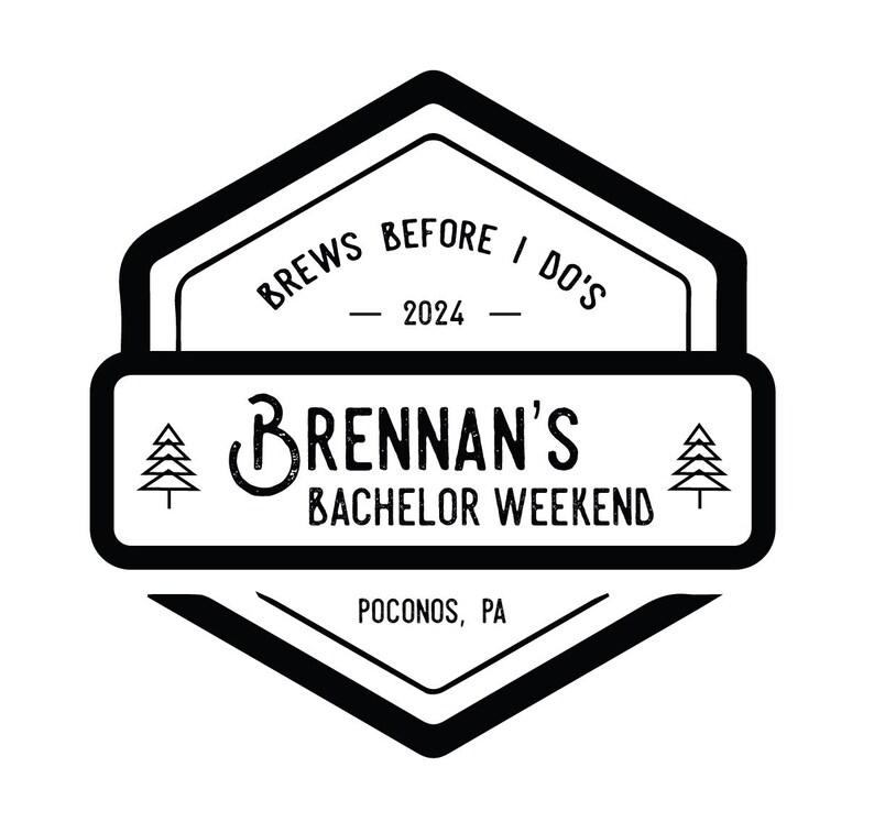 Bachelor Party Emblem Logo - Etsy