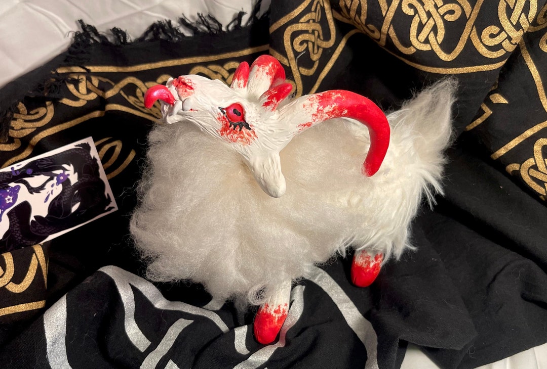Sanguine Demon Goat Art Doll - Etsy