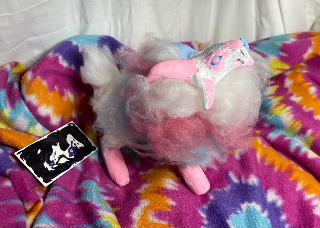 Trans Pride Demon Goat Art Doll - Etsy