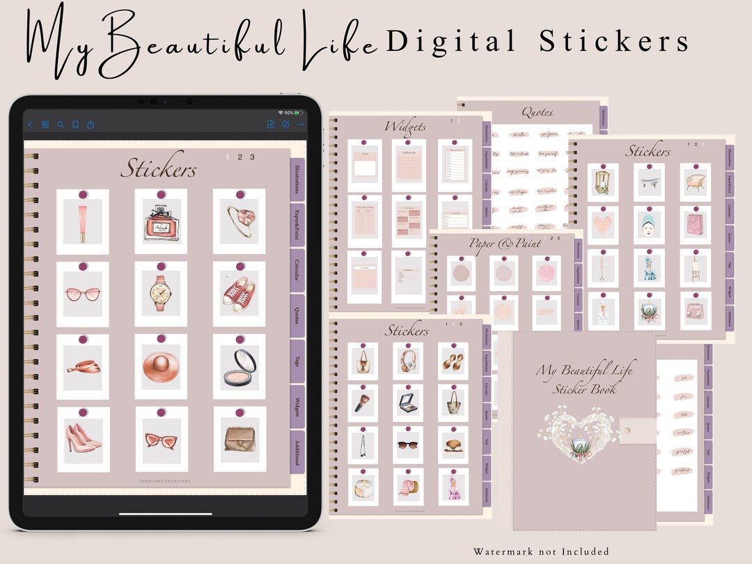 Goodnotes Digital Planner Sticker Transparent PNG Notability ...