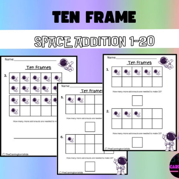 Interactive Ten Frame - Etsy