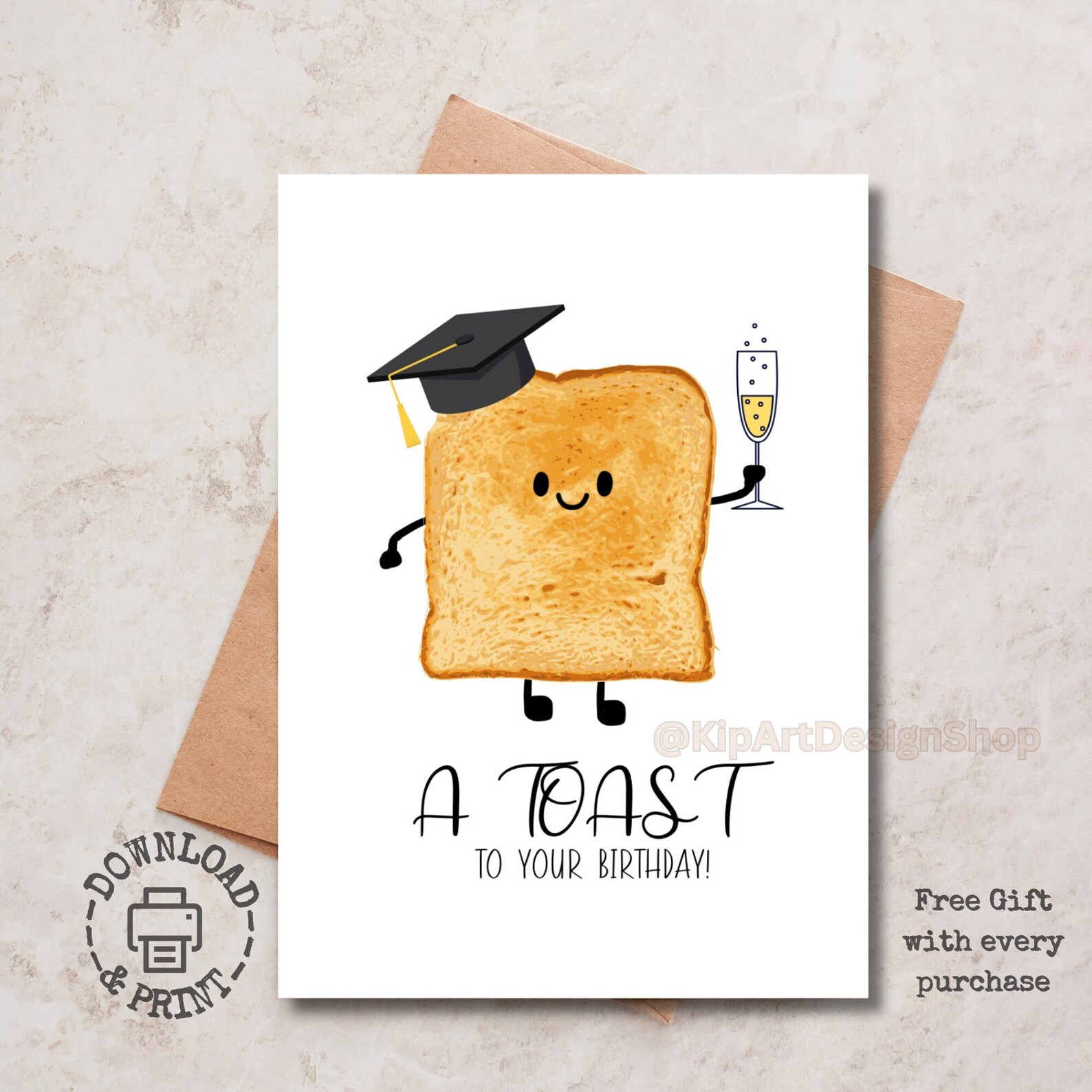 Pun Printable Graduation Card Printable Card for Grad Funny - Etsy