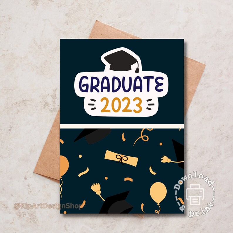 Printable Graduation Card Printable Card for Grad Highschool - Etsy