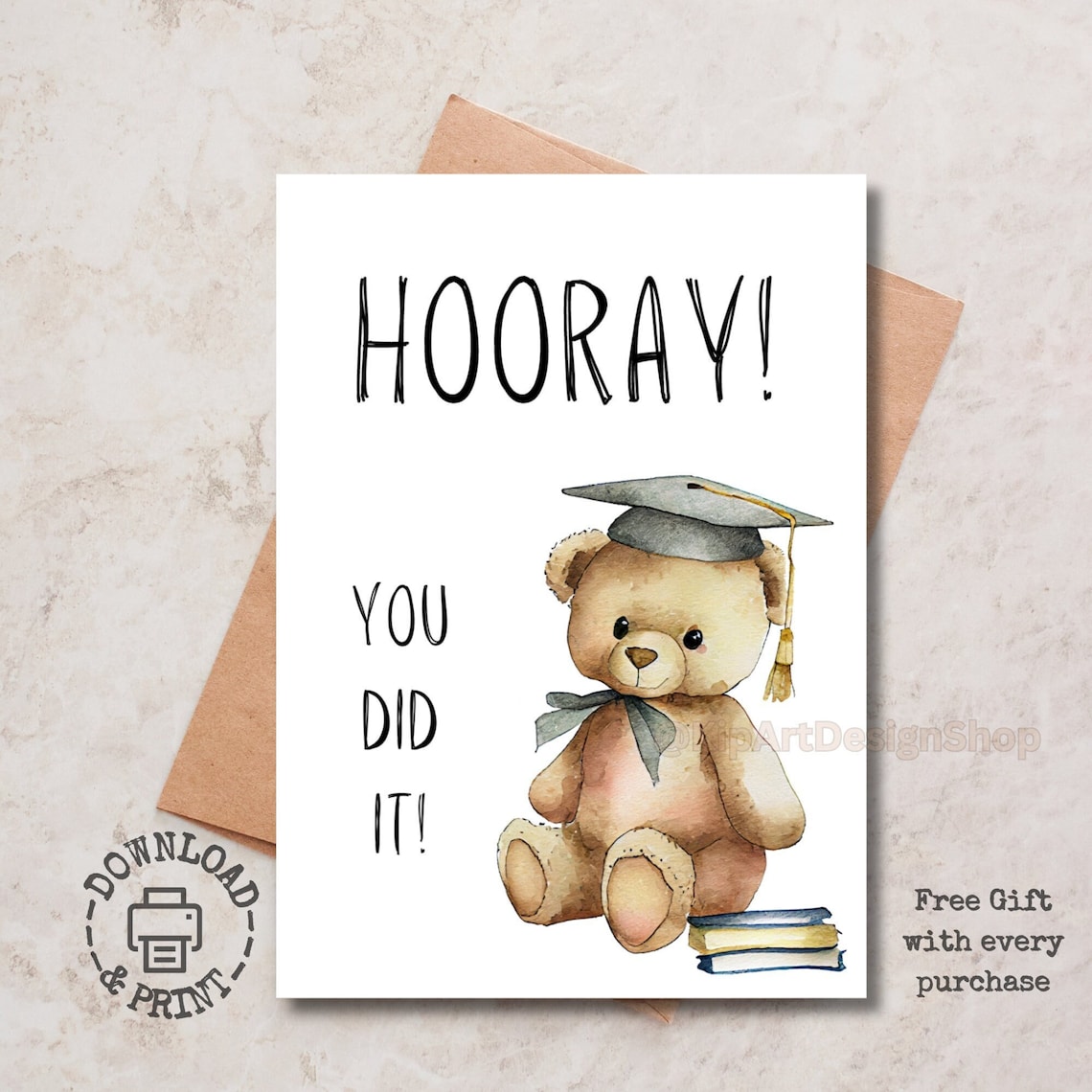 Printable Graduation Card Printable Card for Grad Cute Graduation Card ...