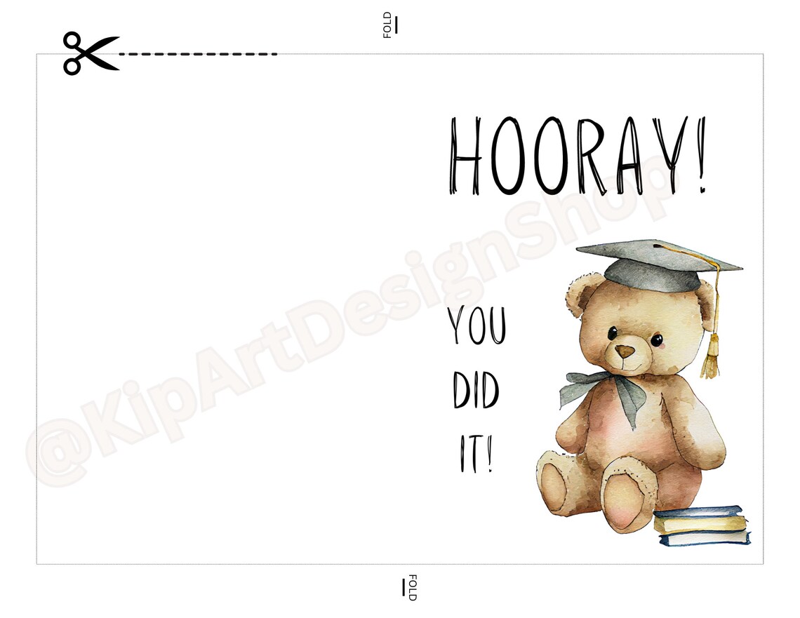 Printable Graduation Card Printable Card for Grad Cute Graduation Card ...