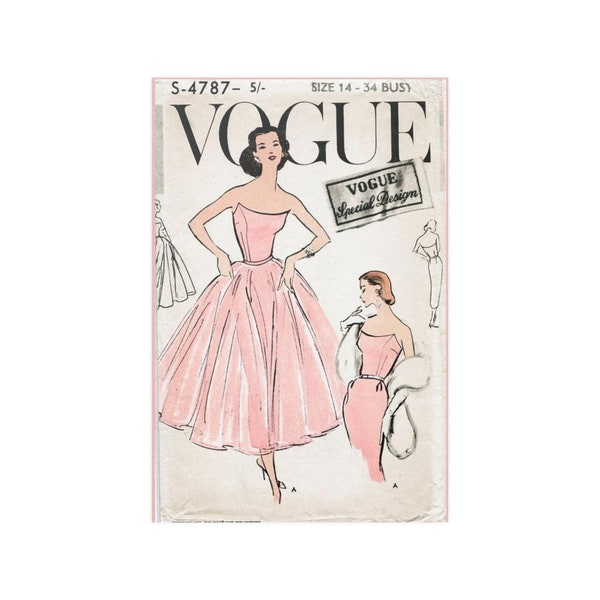 Vintage Vogue Poster - Etsy