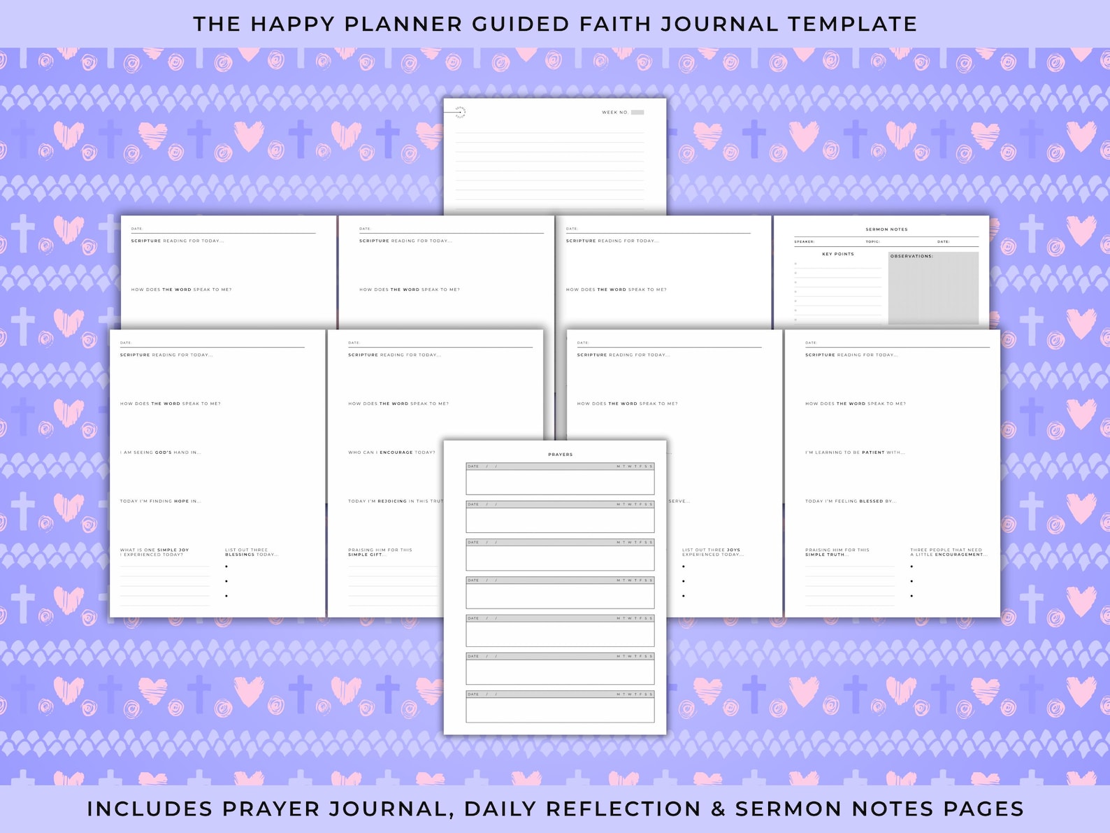 The Happy Planner® FAITH COLLECTION 'classic (7 X 9.25 In)' Canva ...