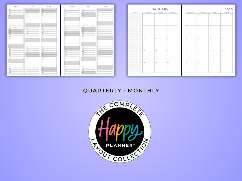 The Happy Planner® COMPLETE LAYOUT COLLECTION 'big (8.5 X 11 In)' Canva ...