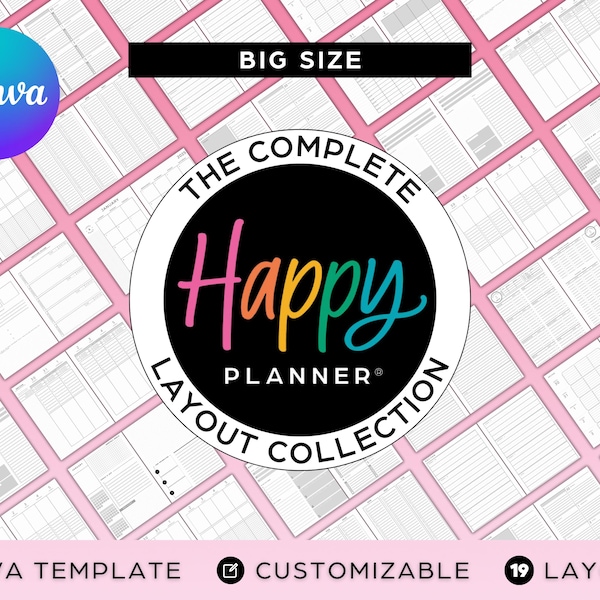 Big Happy Planner - Etsy Canada