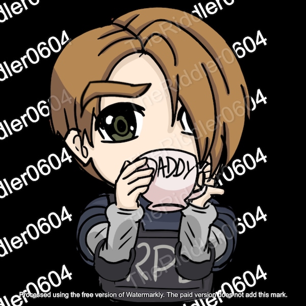 Leon Kennedy Twitch Emote - Etsy Canada