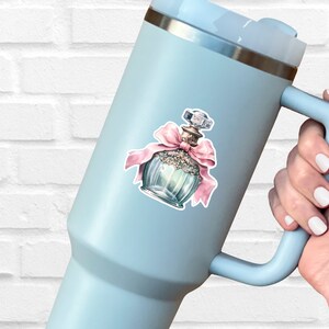 Retro Perfume Bottle Sticker | Waterproof Vinyl | Cottagecore | Kindle ...