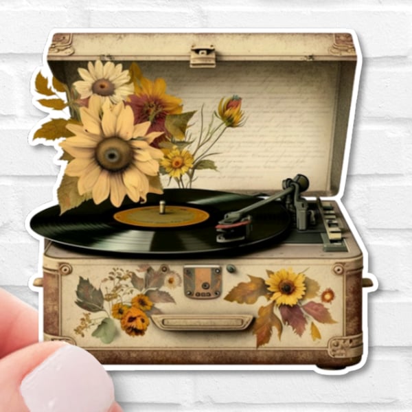 Floral Vinyl Record - Etsy