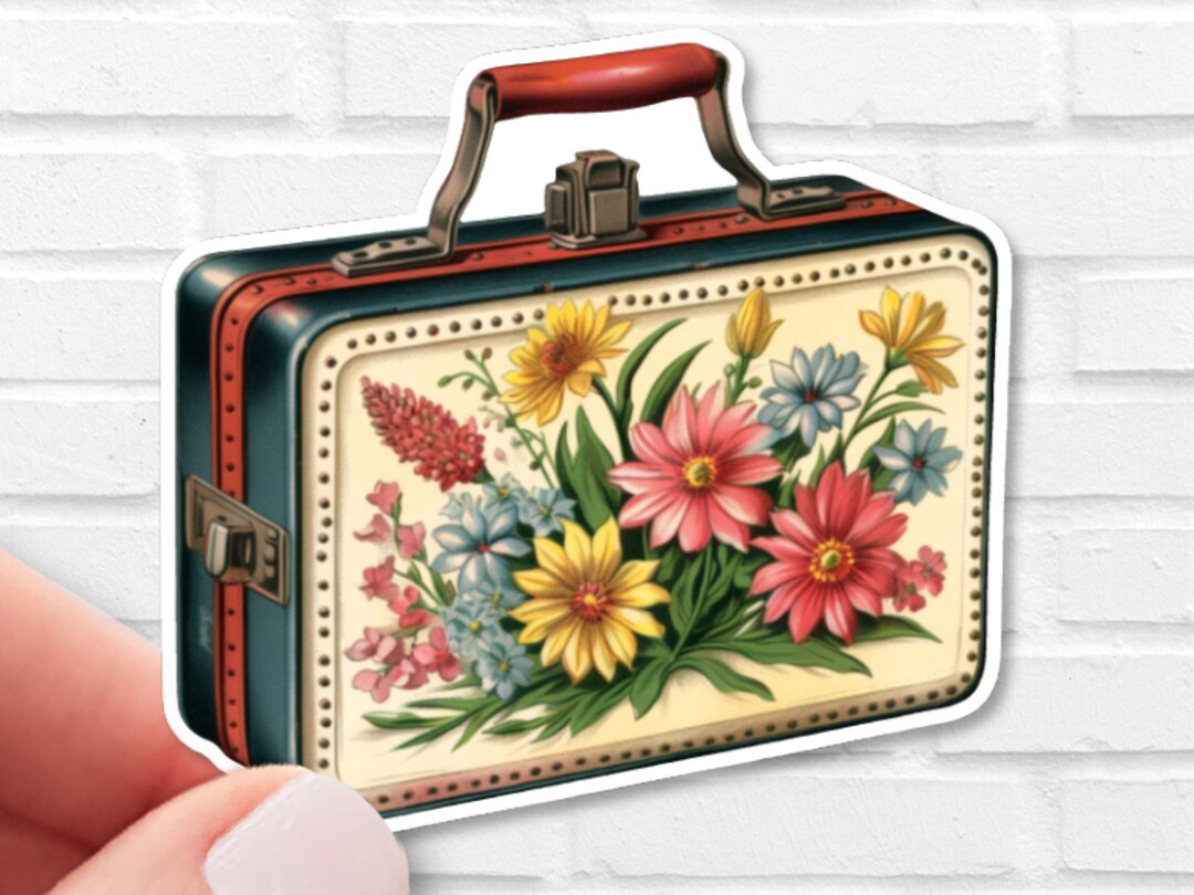 Vintage Lunch Tin Sticker Waterproof Vinyl Cottagecore Kindle Sticker ...