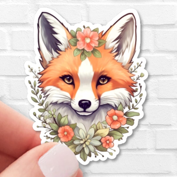 Fox Sticker - Etsy