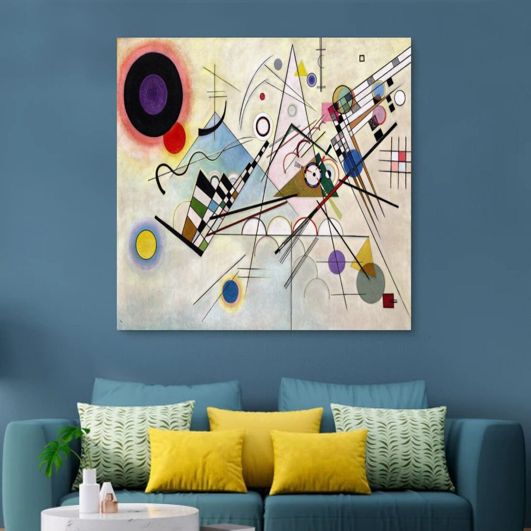 Upward by Wassily Kandinsky 1929 Abstract Shapes Classic Fine - Etsy